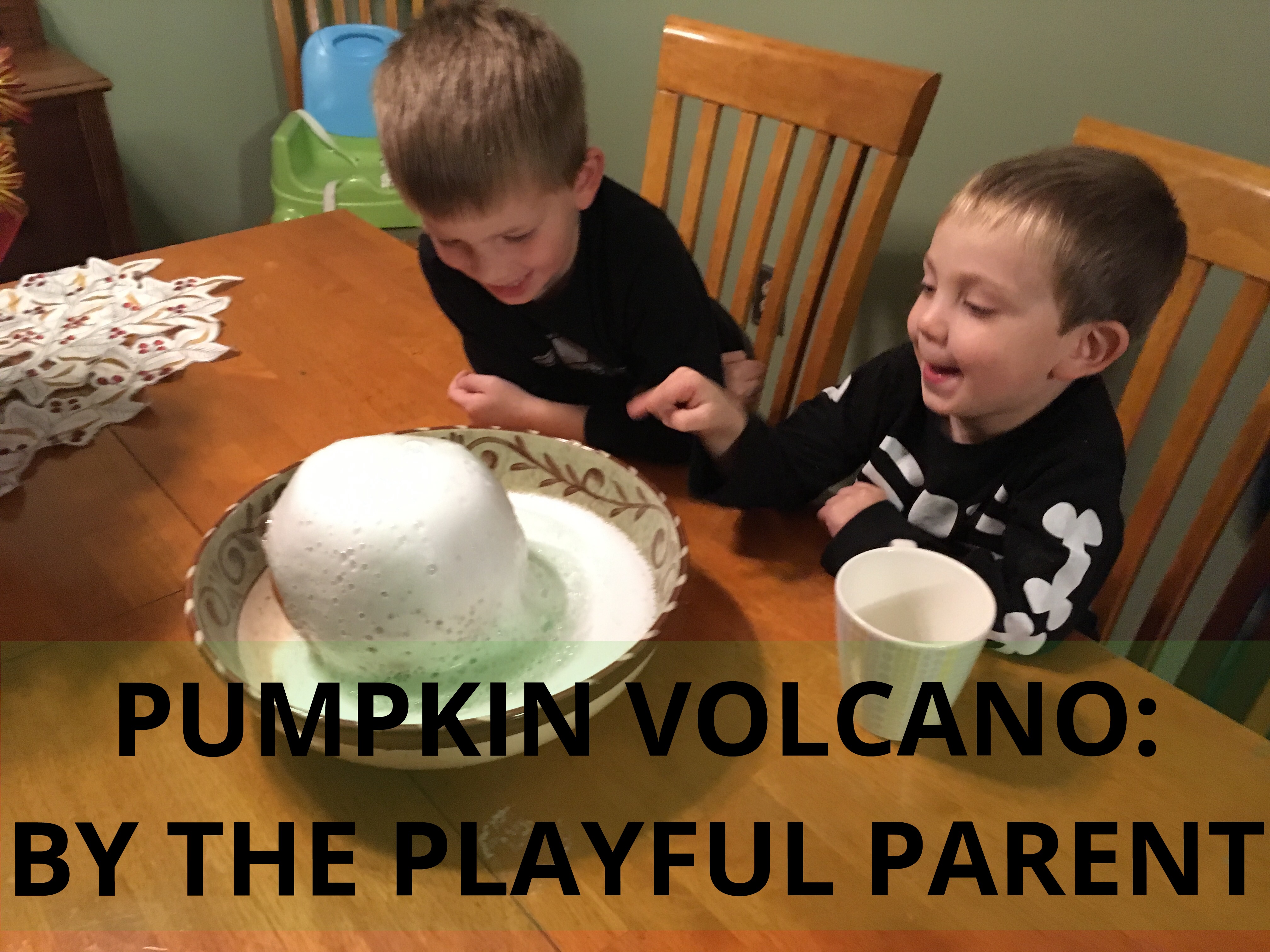 DIY PUMPKIN VOLCANO