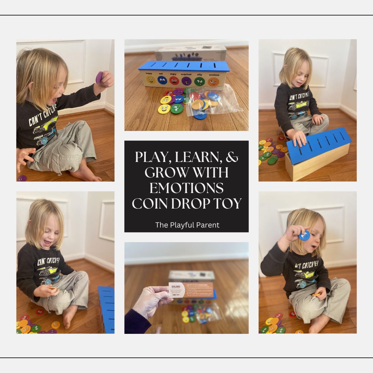 PLAY, LEARN & GROW WITH THE EMOTIONS COIN DROP TOY